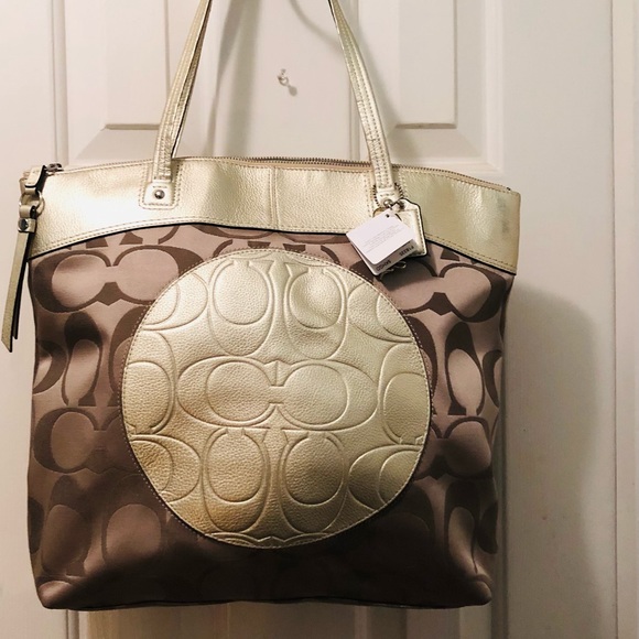 Coach | Bags | Nwt Vintage Coach Laura Signature Tote | Poshmark
